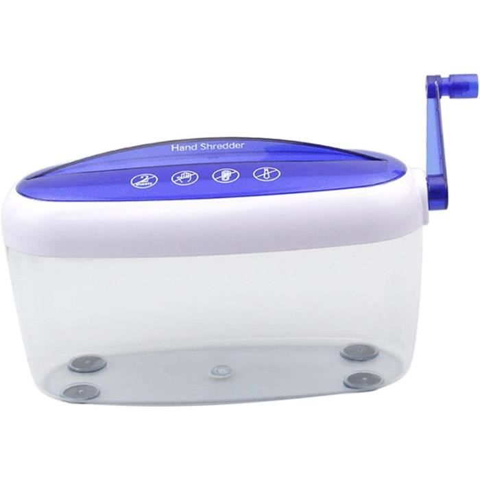 Mini déchiqueteuse à main destructeur de papier portable A4 ...