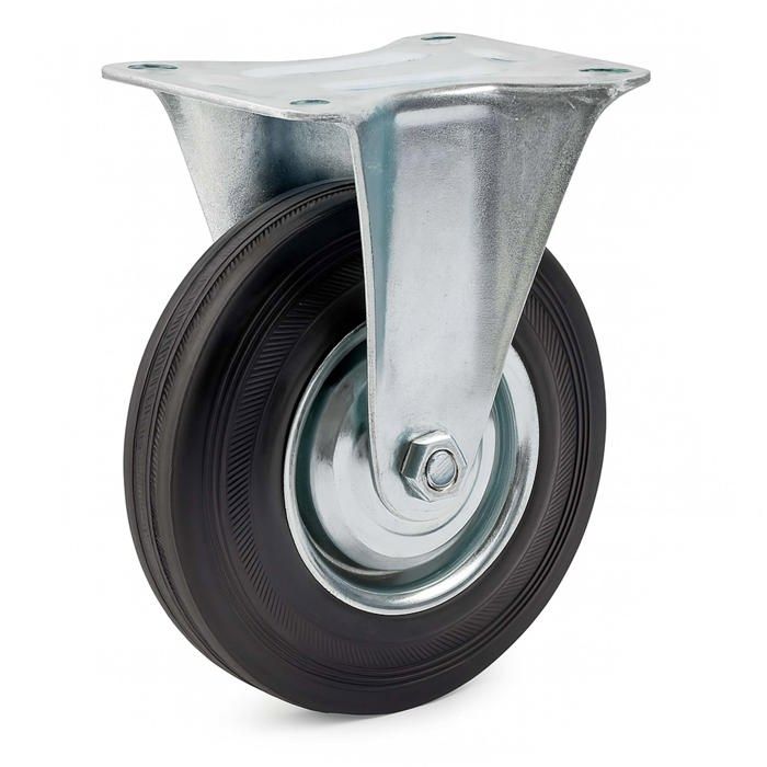 Wiltec Roulette de transport fixe – Ø 75 mm – Capacité 50 kg – en Caou ...