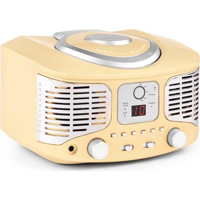 Auna RCD320 - Poste de radio avec lecteur CD rétro avec tuner FM ...