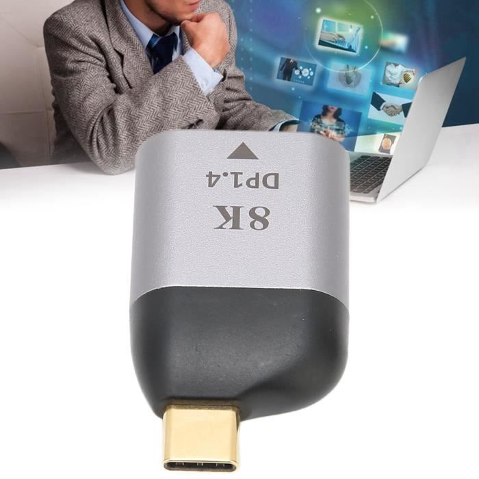 DEX Convertisseur USB C vers DisplayPort Adaptateur USB C vers ...