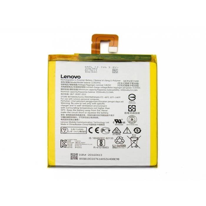 Batterie - Lenovo - L13D1P31 - 13,1Wh - 3450mAh - Lithium-polymère ...