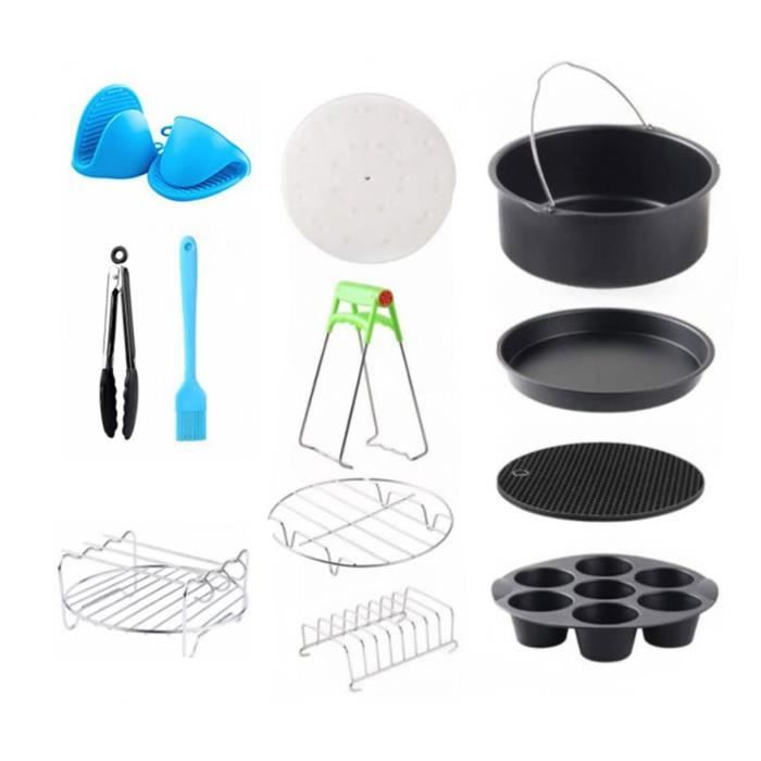 12 Pièces Accessoires de Friteuse à Air de 7 Pouces Plaque de Cuisson ... 12 Pièces Accessoires de Friteuse à Air de 7 Pouces Plaque de Cuisson ...
