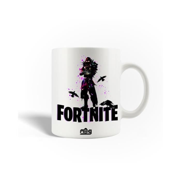 Mug en Céramique - Fortnite - Raven - 30cl - Blanc - Compatible Lave ...