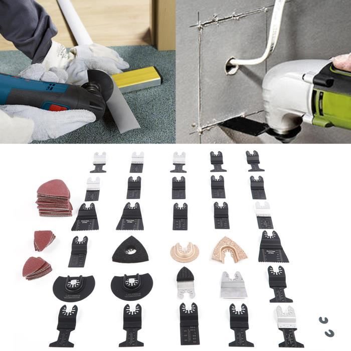 Minifinker 108Pcs-Set De Lames De Scie Oscillantes Universelles ...