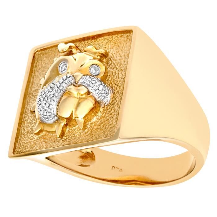 Revoni Bague Diamant Or Blanc 375° Homme: Poids... - Achat / Vente ...