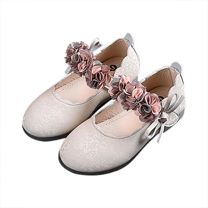 Chaussures pour tout-petits bébés filles princesse doux antidérapant ...