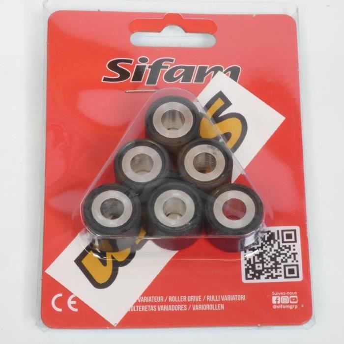 Galet rouleau de variateur - SIFAM - Gilera 50 Runner - 19mm - 15,5mm ...