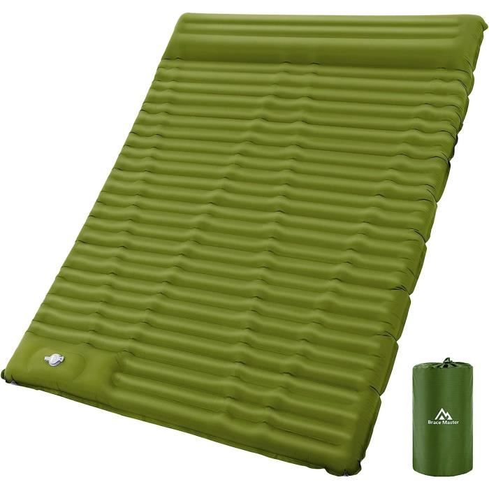 Brace Master Matelas de Camping 2 Personnes 190 * 140 cm, Epaisseur ...