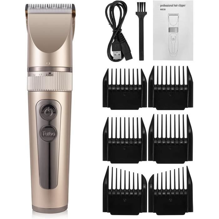 ELOKI Tondeuse à cheveux professionnelle pour homme enfant sans fil et ...