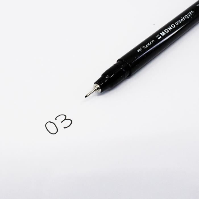 Technical Pens Tombow MONO Drawing Pen 3-Pack - Precise In 01, 03 & 05 ...