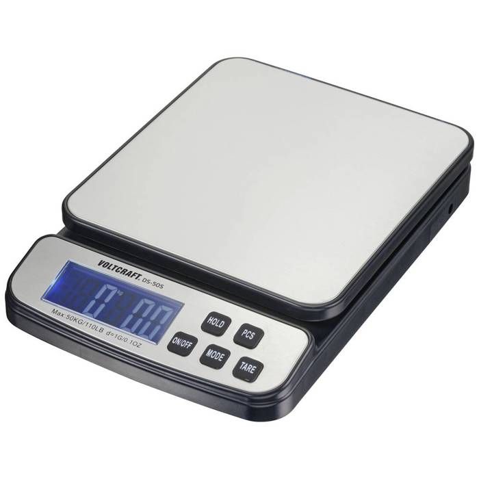 VOLTCRAFT DS-50S Balance de table Plage de pesée (max.) 50 kg ...