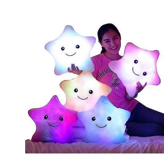 Peluche Led Toy Gifts Star Pillow Glow Stuff Toys Lights Kids Birthday ...