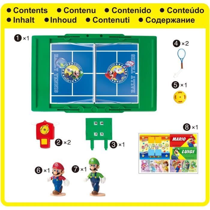Jeu de Tennis Super Mario Rally - EPOCH Games - Jeu d'ambiance et d ...