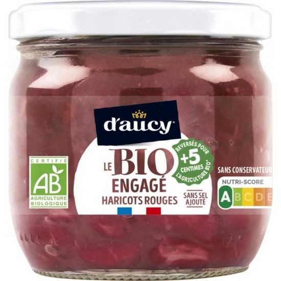 D Aucy Haricot rouge Bio D'AUCY - Cdiscount Au quotidien