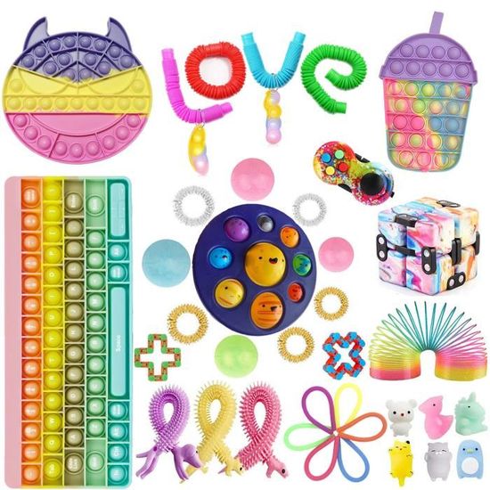 Sense Enhancing Key Push Bubble Fidget Sensory Toy Autismes Besoins ...