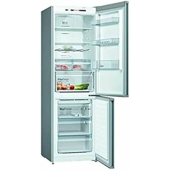 Réfrigérateur - Frigo Combiné BOSCH KGN36VIDA Acier inoxydable (186 x ...