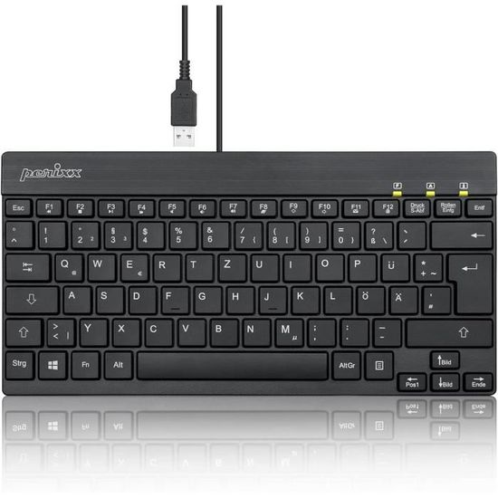 Periboard-426 Mini Clavier Filaire Usb Avec Touches Plates 11666[n2319 ...