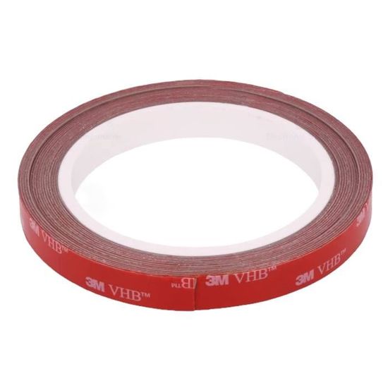 3M VHB - Ruban adhésif double face universel extra fort en mousse acrylique, résistance à l'eau ...
