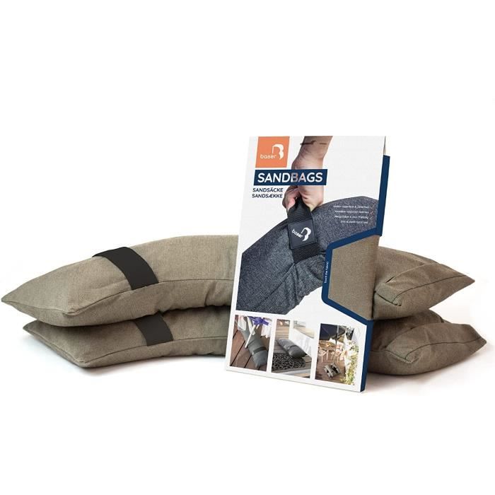 Sacs de Sable incurvés pour l'extérieur à remplir, 2 x 20 KG Sacs de ...