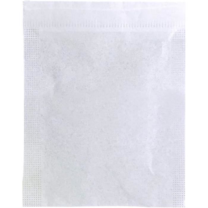 100 Sachets Filtre À Thé Biodégradable Sachet À Thé Papier Jetable Avec ...