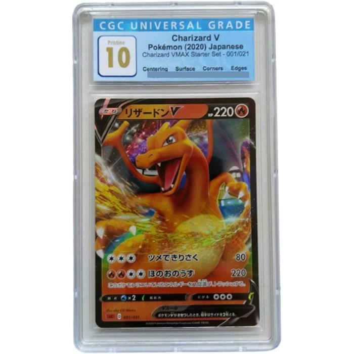CGC 10 Pristine Japanese Charizard V 001/021 Non Holo Charizard Starter ...