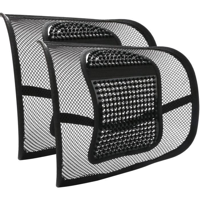 Support Lombaire - Universel - 2pcs - Ergonomique - Maille - Massage ...