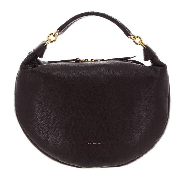 COCCINELLE Sac à main brun foncé en cuir pour femme - Coccinelle ...