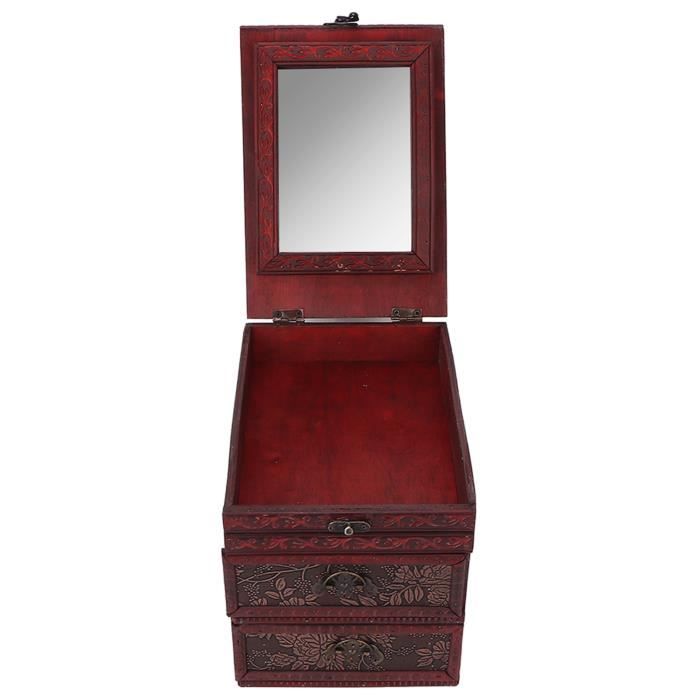 KIMISS Boîte à dressing vintage Dressing Box Antique Dressing Box avec ...