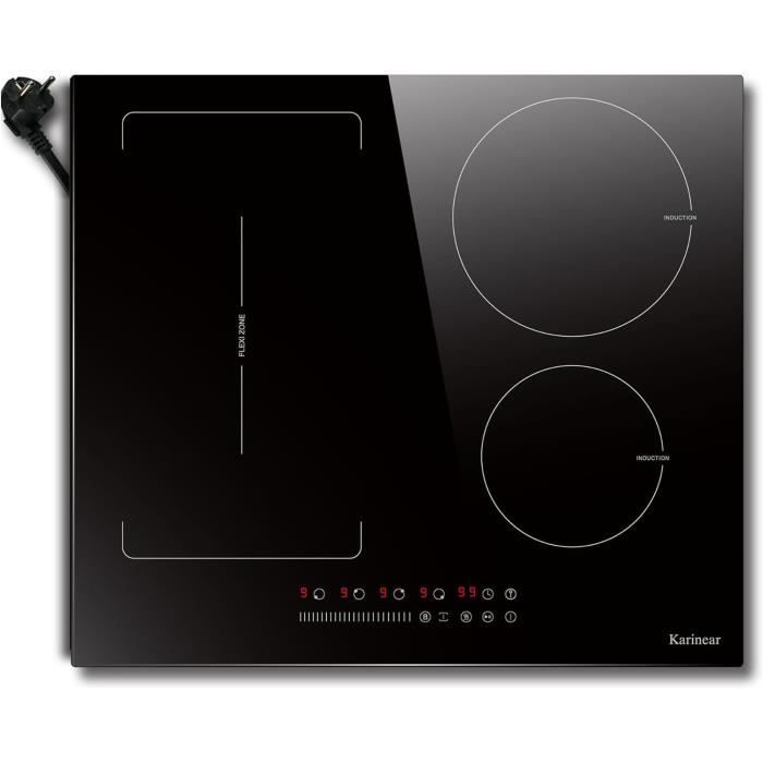 Plaque Induction Flexzone Avec Prise, Plaque De Cuisson Induction 60 Cm ...