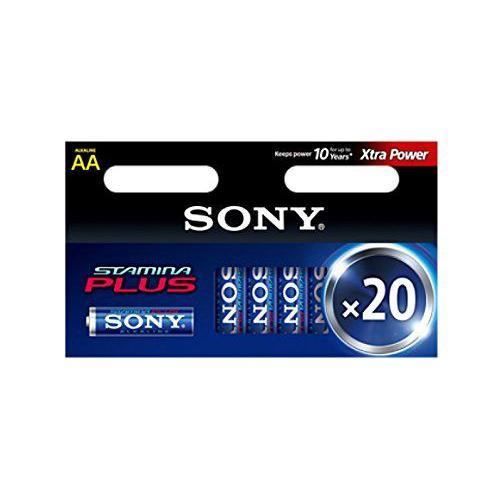 Sony-stamina plus hO aM3PTM20-lot de piles alcalines aA lR6 1,5 v lot ...