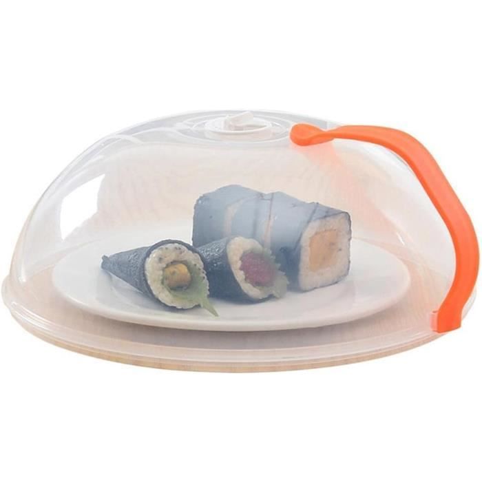 Cloche Micro-onde, Couvercle de plat pour assiette micro-ondes 26 cm ...