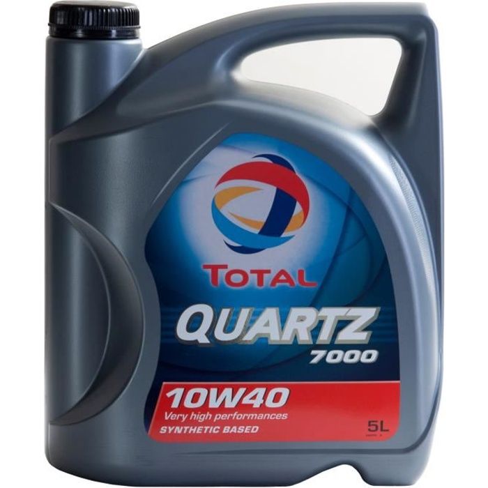 Huile moteur Total QUARTZ 7000 10W-40 5 Litres Jerrycans - Cdiscount Auto