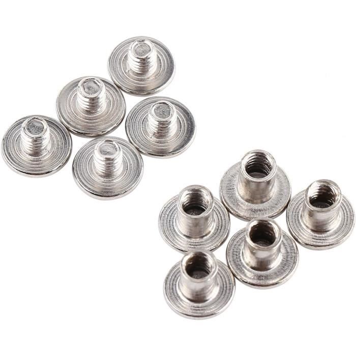 Rivets, Attaches, Vis Boulons, Écrous, Rivet 100 Pièces Nickel Reliure ...