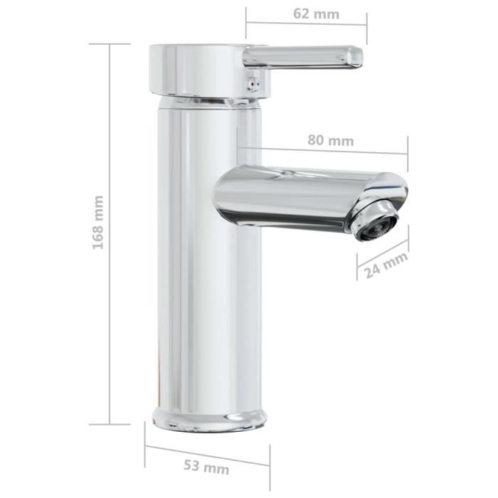Lavabo encastré avec robinet 91x39x18 cm Céramique Blanc MEN ...