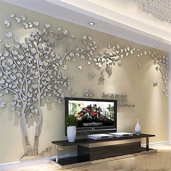 XJYDNCG Stickers Muraux 3d Arbre - Autocollant Mural Amovibles en ...