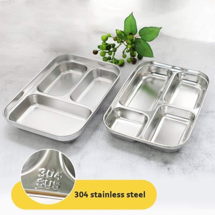 Boîtes Bento, Bento Box Lunch Box, Étanches Acier Inoxydable Boîte à ...