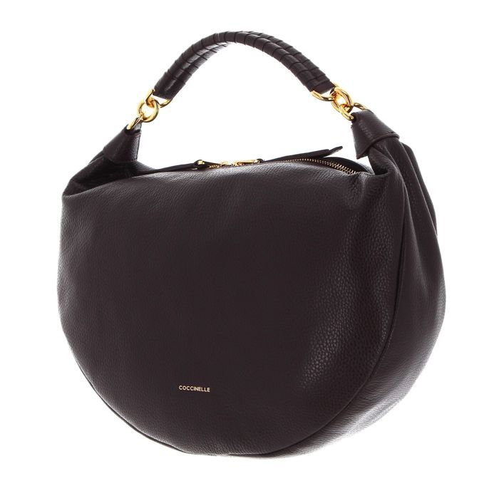 COCCINELLE Sac à main brun foncé en cuir pour femme - Coccinelle ...