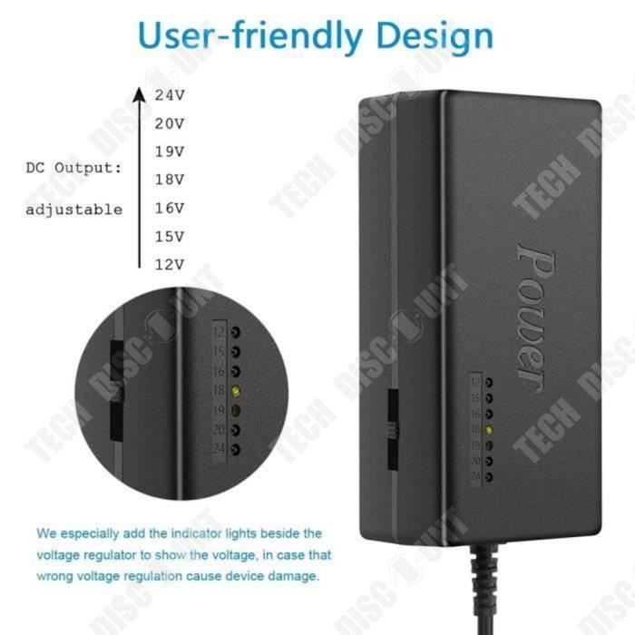 TD® Moniteur d'alimentation pour ordinateur portable 12 ~ 24V chargeur ...