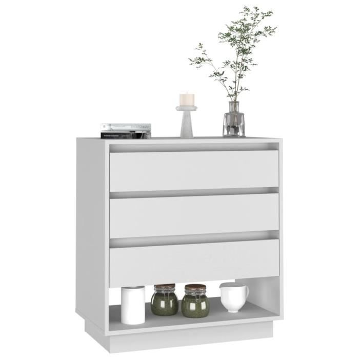 FAN - Buffets | bahuts - Buffet Blanc 70x41x75 cm Aggloméré - DX1107 ...