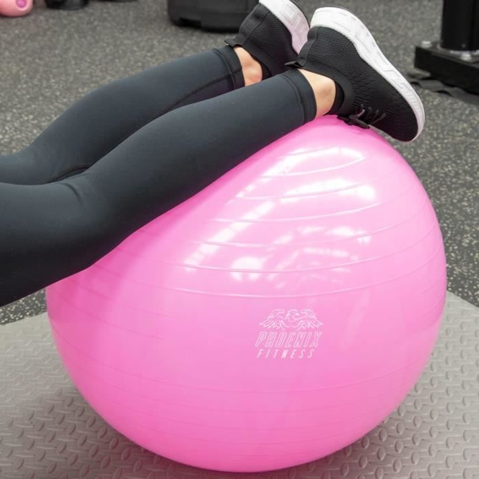 Ballon De Fitness Anti-Éclatement - Ballon D'Exercice Avec Pompe À Main ...