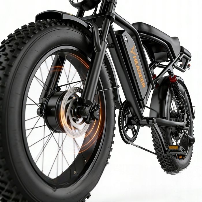 Vélo Électrique HEADEER BK20, 750W, 48V 20Ah, 80km, Double Suspension ...