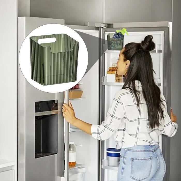 3 Pièces Boîte De Rangement Pour Réfrigérateur Bac Rangement Frigo