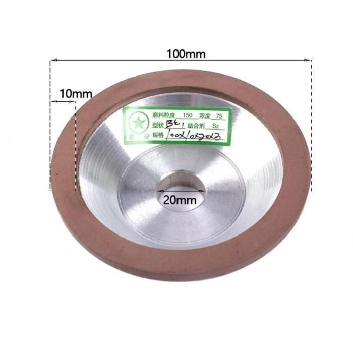 MEULE D'AFFUTAGE 125x32x32x10x3mm-320 -Disques de coupe circulaire en ...