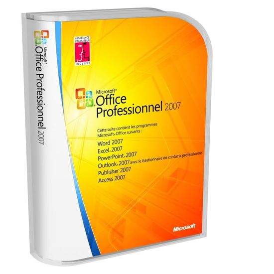 Microsoft Office Professionnel 2007 - Cdiscount Informatique