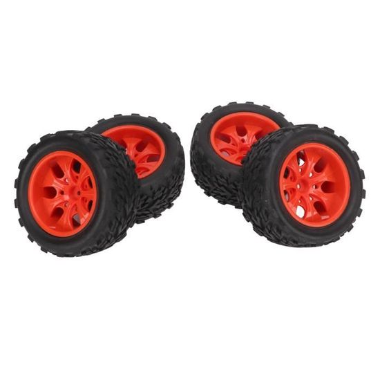 Pneus RC Bigfoot - Dilwe - 4pcs - Caoutchouc - 118mm - Compatible HSP 94111 94188 94108 ...