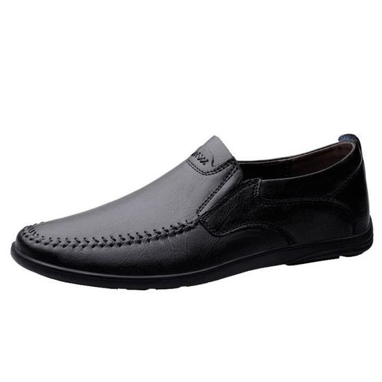 Chaussures Homme mode confortable évacuant la sueur Chaussures en cuir ...