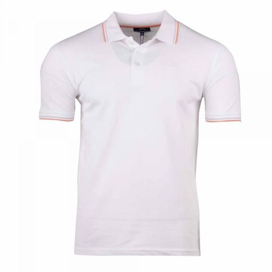Polo mc col raye tl sp510 marine/jaune Homme BEST MOUNTAIN Blanc ...