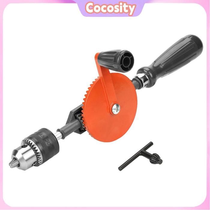Cocosity Perceuse à main 3/8 'Perceuse à manivelle portable Mini ...