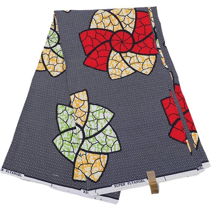 Tissu africain batik en polyester, imprimé Ankara avec beau motif, pour ...