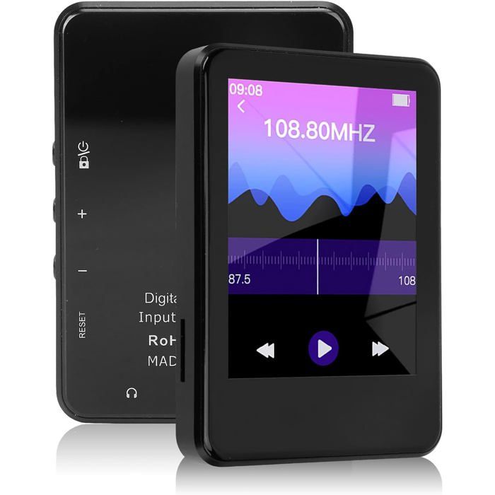 Lecteur Mp4, Lecteur De Musique Bluetooth Hd Touch Screen Avec Appareil ...